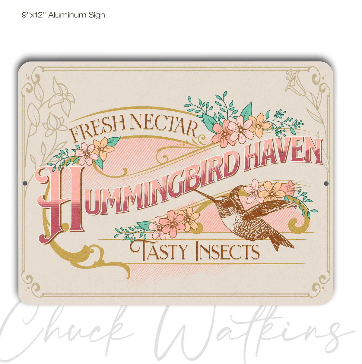 Hummingbird Haven Sign - shopwatkinsart.com